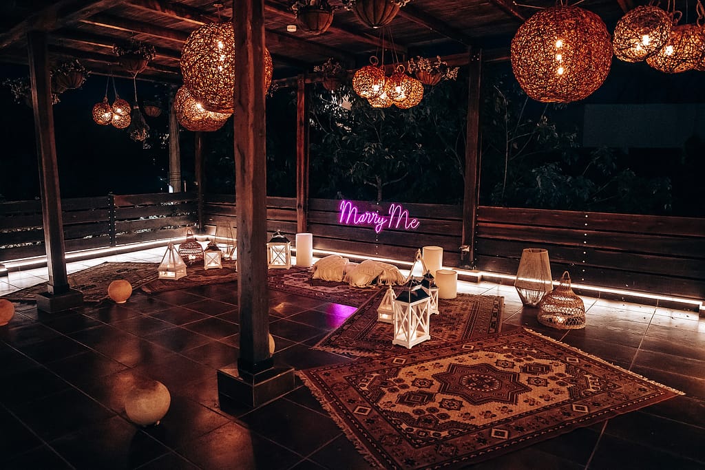 Tulum Proposal Terrace Package | Romantic Proposals in Tulum